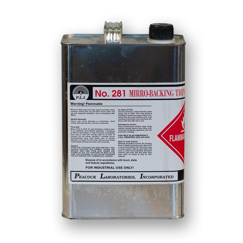 #281 Standard Cold/Hot Thinner - Peacock Laboratories, Inc.