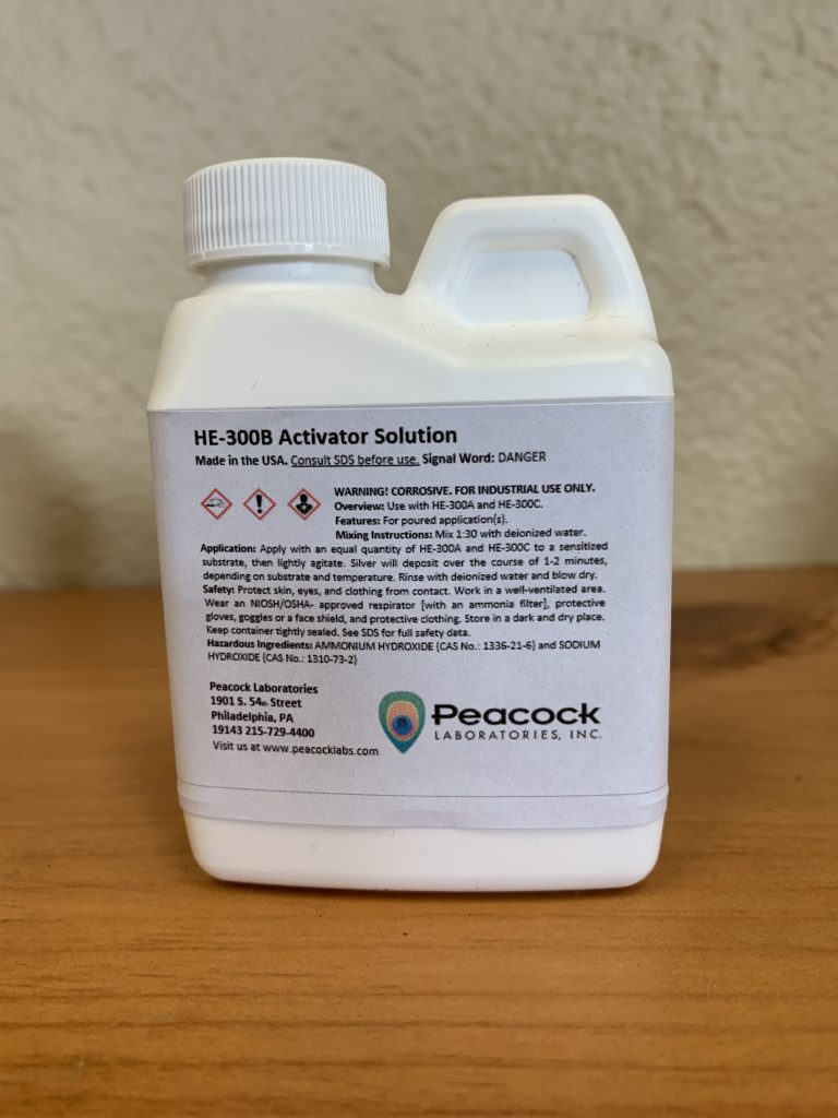 He-300 A Silver Solution - Peacock Laboratories, Inc.