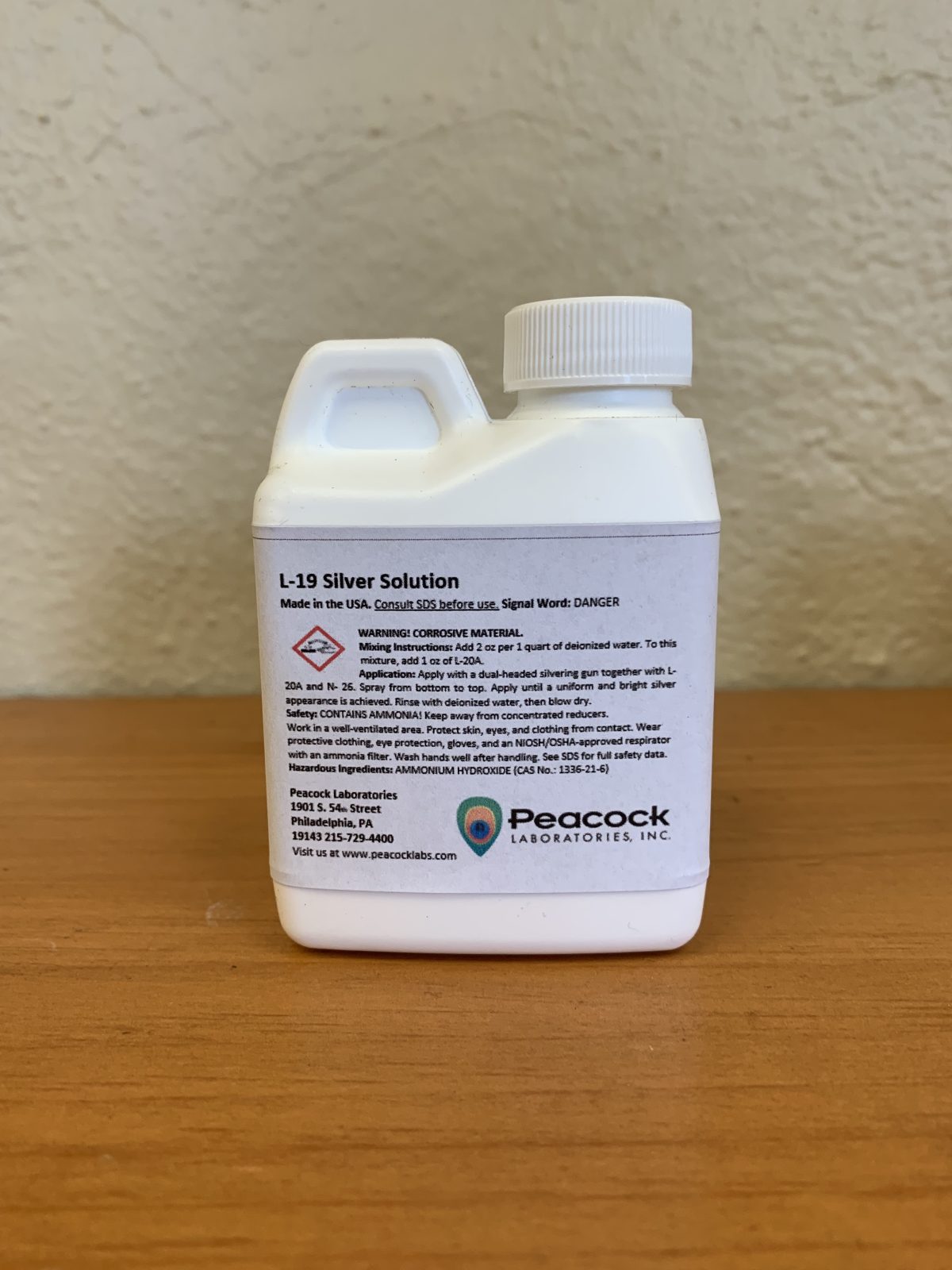 N-26 Reducer Solution - Peacock Laboratories, Inc.