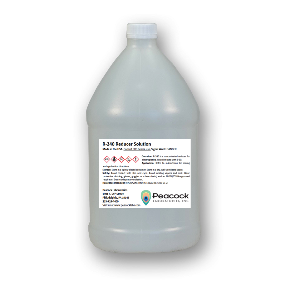R-240 Reducer Solution - Peacock Laboratories, Inc.